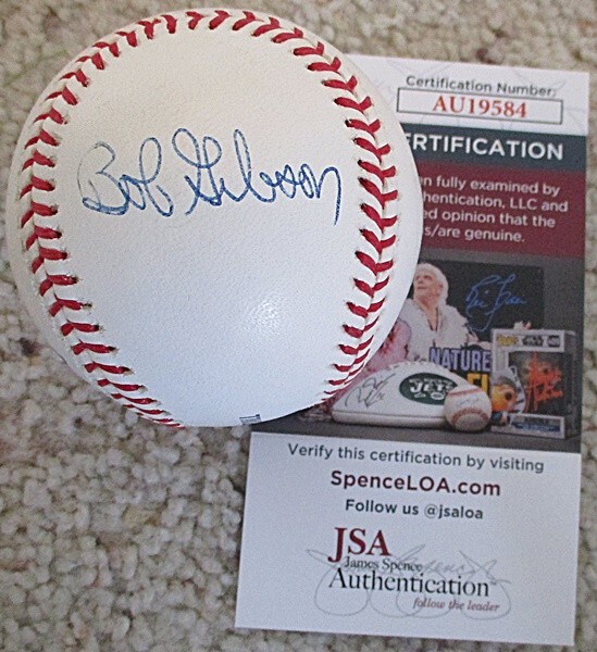 Beautiful BOB GIBSON Signed OML Baseball JSA Authenticated ST. LOUIS ...