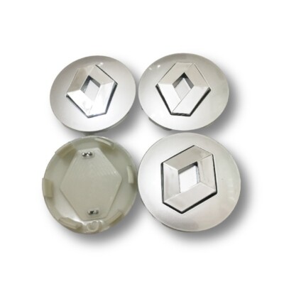 For Renault 4pcs Ø57mm Hubcaps Centre Caps Duster ZOE XBA Megane Koleos ...