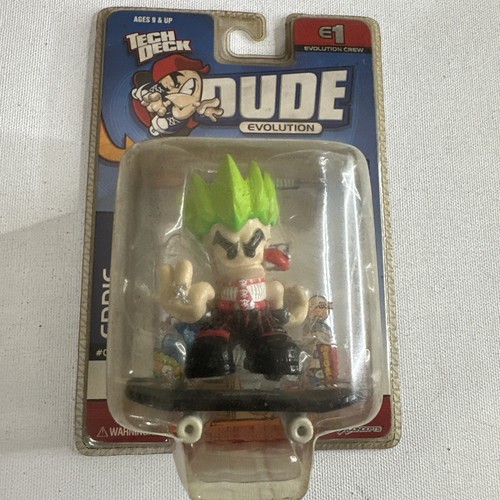 Tech Deck Dudes: Eddie #071 Figure Green Hair Evolution Crew, By X ...