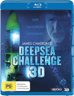 Deepsea Challenge 3D NEW Documentaries Blu-Ray Disc John Bruno James ...