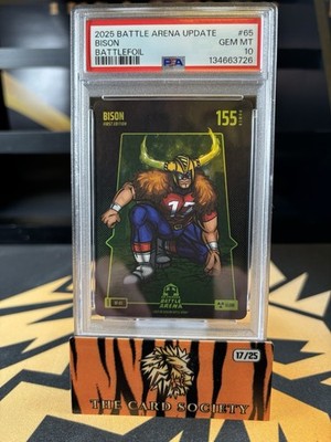 2025 Bo Battle Arena Bison Glow Psa 10 Josh Allen Pop 1 | eBay