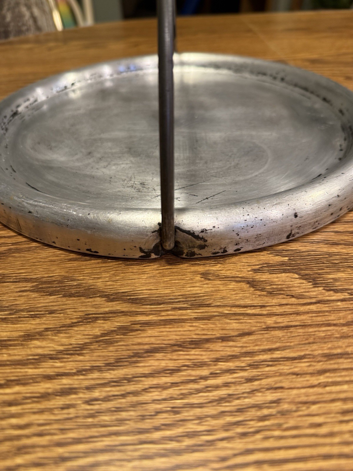 Wearever Aluminum Griddle Vintage Round Flat Fry Grill Pan With Bail ...