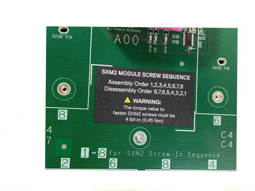 Dell NVLink SXM2 Board for C4140 C4130 96PWG SXM, NEW, IN STOCK, 5 Year ...