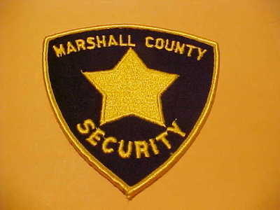 MARSHALL COUNTY ALABAMA POLICE PATCH SHOULDER SIZE UNUSED | eBay