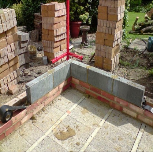 Mustang 6' External Bricklaying Building Corner Profiles Pair Brick ...