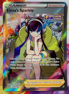 Elesa's Sparkle | 147/159 | Crown Zenith | Pokemon TCG Card | eBay ...