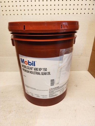 Mobil Gear 600 XP 150 Premium Industrial Gear Oil ISO VG 150 5-Gallons ...