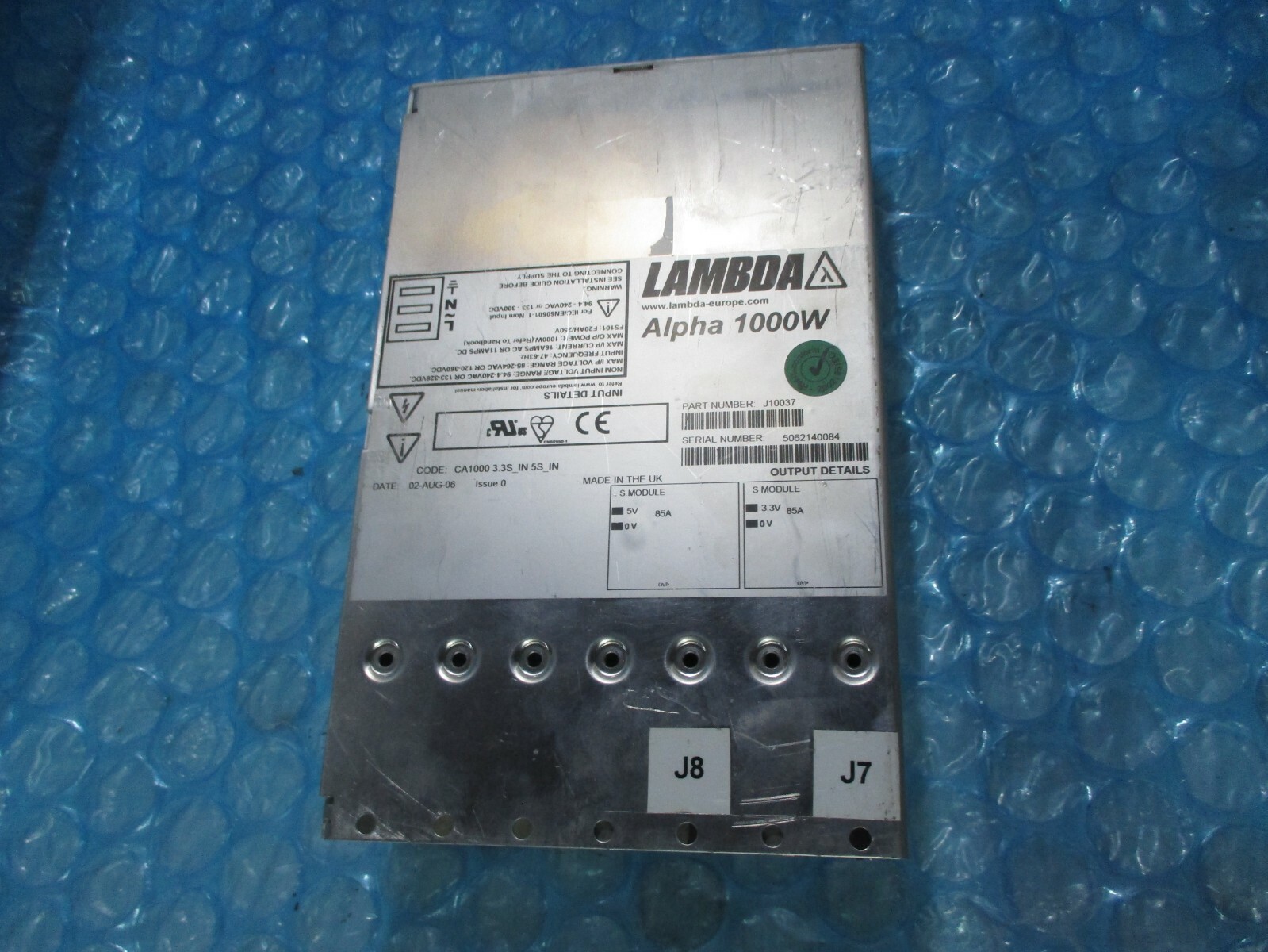 TDK-Lambda J10037 ALPHA 1000W Power Supply | eBay