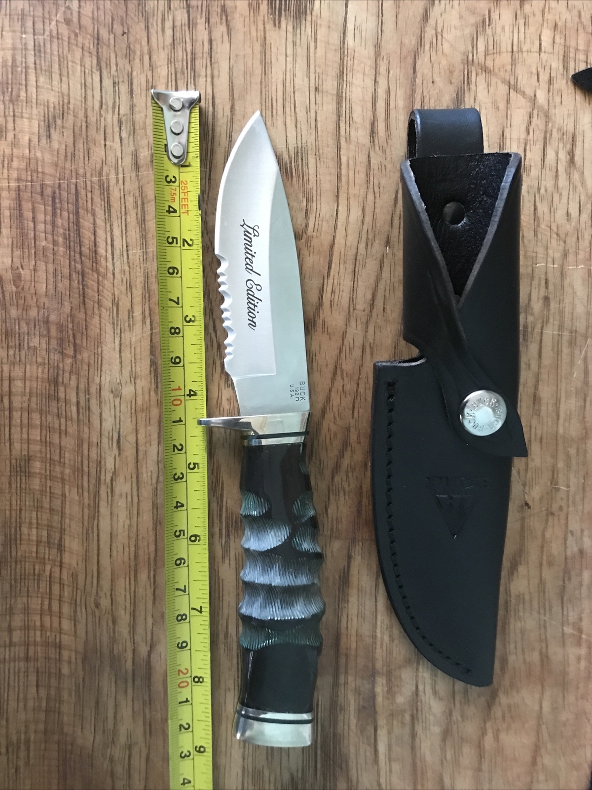 Buck Knife 192 Limited Edition Serrated Fix blade HTF | eBay