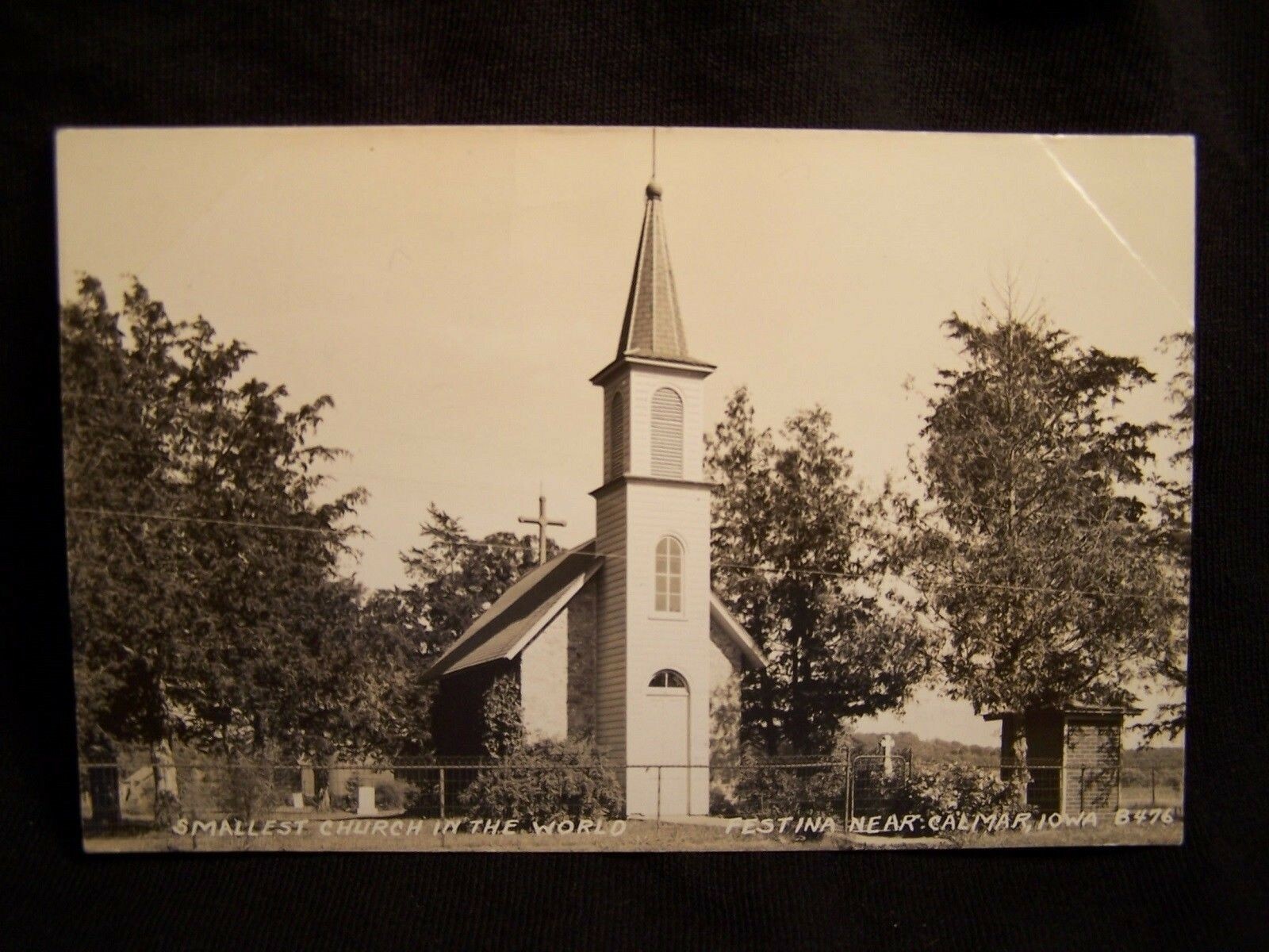 IA Calmar Festina Smallest Church In The World 1939 Real Picture ...