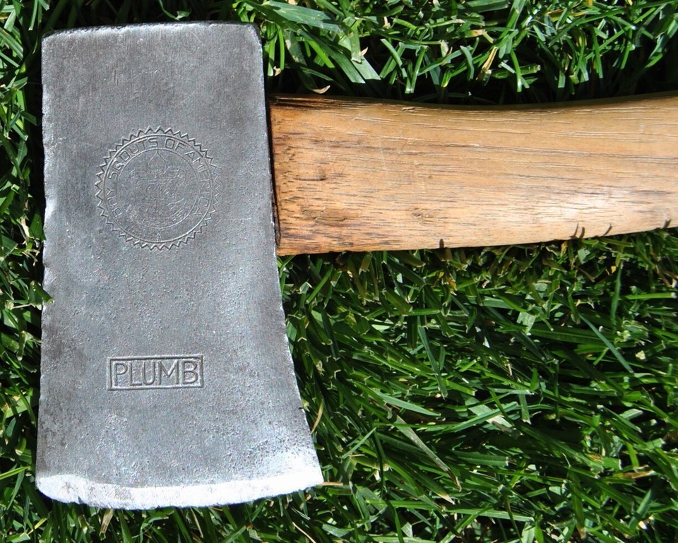 PLUMB VOYAGEUR - 1933 – 1938 Boy Scout of America Axe w/ Sheath - NO ...