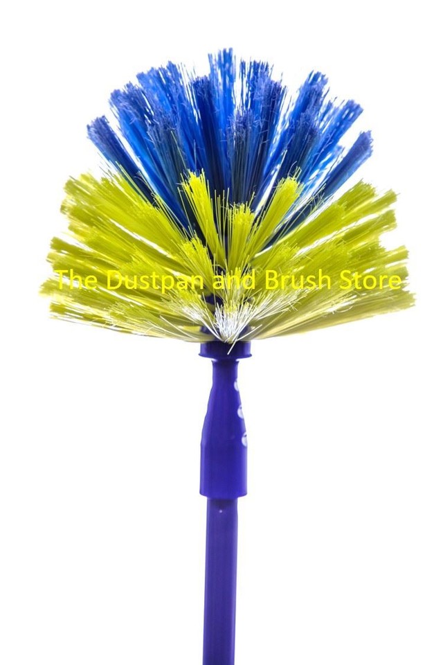 Extendable Cobweb Brush Domed Head Cob Web Feather Duster Long ...