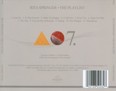 RITA SPRINGER PLAYLIST NEW CD 768500828| eBay