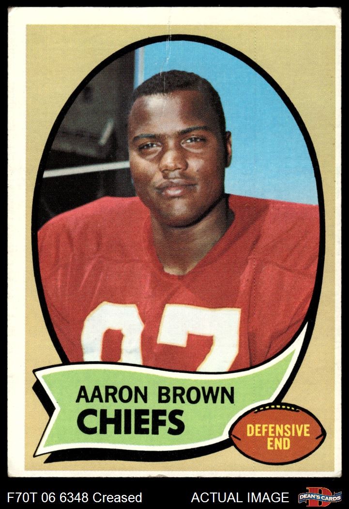 1970 Topps #202 Aaron Brown Chiefs Minnesota 3 - VG | eBay