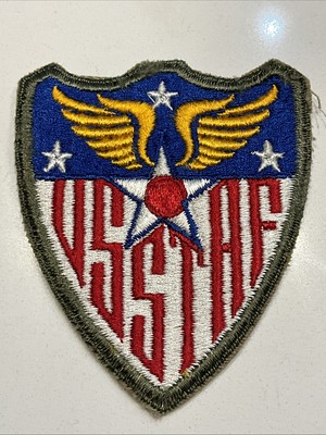 Original WWII USAAF U.S. ARMY STRATEGIC AIR FORCE CUT EDGE PATCH | eBay