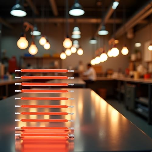 10Pcs Edison Bulb LED Filament Lamp Parts DC3V DC16V LED Chip ...