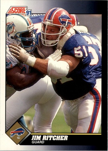1991 Score NFL Jim Ritcher #474 | eBay