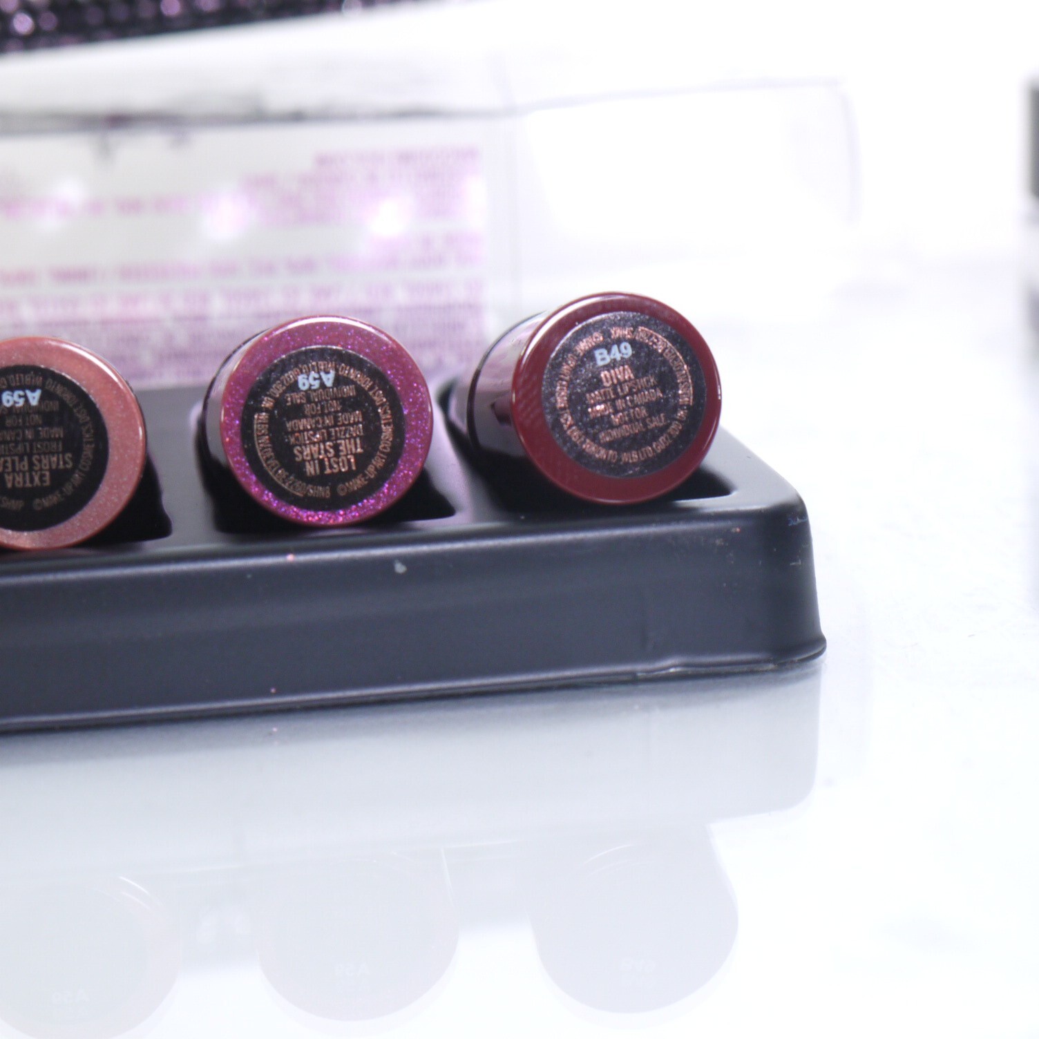 Mac Holiday Taste of Stardom 12 Mini Lipstick With Pouch Never Been ...