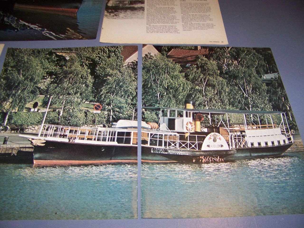 HJEJLEN "OLDEST SIDE WHEELER STEAMSHIP"..HISTORY/PHOTOS/DETAILS..(304S ...