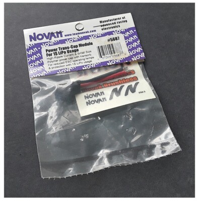 Novak Power Trans-Cap Module-1s Lipo 5687 f/use with Kinetic ESC ...