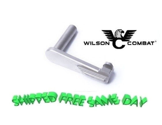 414S Wilson Combat 1911 Slide Release, .45 ACP, Bullet Proof, Stainless ...
