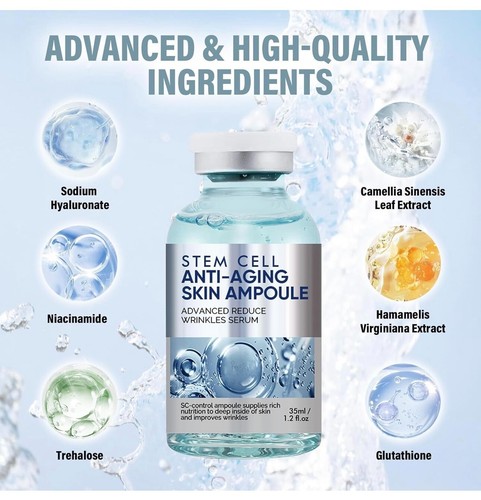 Stem Cell Serum for Face Microneedling Serum Stem Cell Solution Ampoule to Us... | eBay