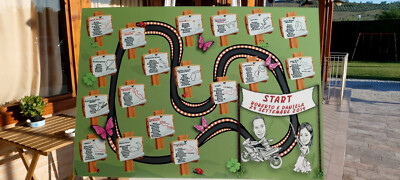 Tableau Mariage Matrimonio tema caricatura sposi personalizzata FOREX ...