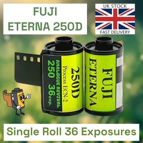 Fuji Eterna 250D 35mm Film, Rare Expired Stock, 36 Exposure, Vision3 ...