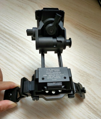 Metal Tactical PVS28 J arm Bracket+L4G24 Helmet Mount For AN/PVS 14 ...