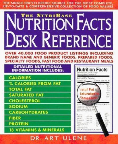 Nutribase Ser.: Nutribase Nutrition Facts Desk Reference : Over 40000 ...