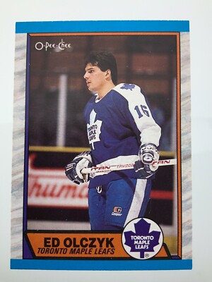 1989-90 Ed Olczyk 133 OPC Toronto Maple Leafs O-Pee-Chee Hockey Card ...
