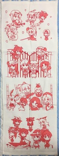 Touhou Project Towel Scarf, Comiket Exclusive, Used, 40x110cm, Rare | eBay