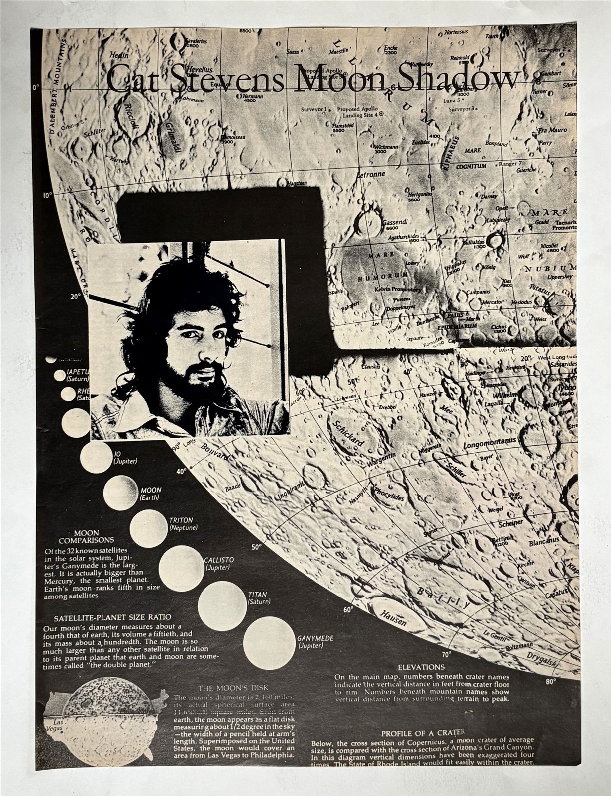 Cat Stevens Moon Shadow, Teaser and the Firecat 1971 Short Print Poster ...