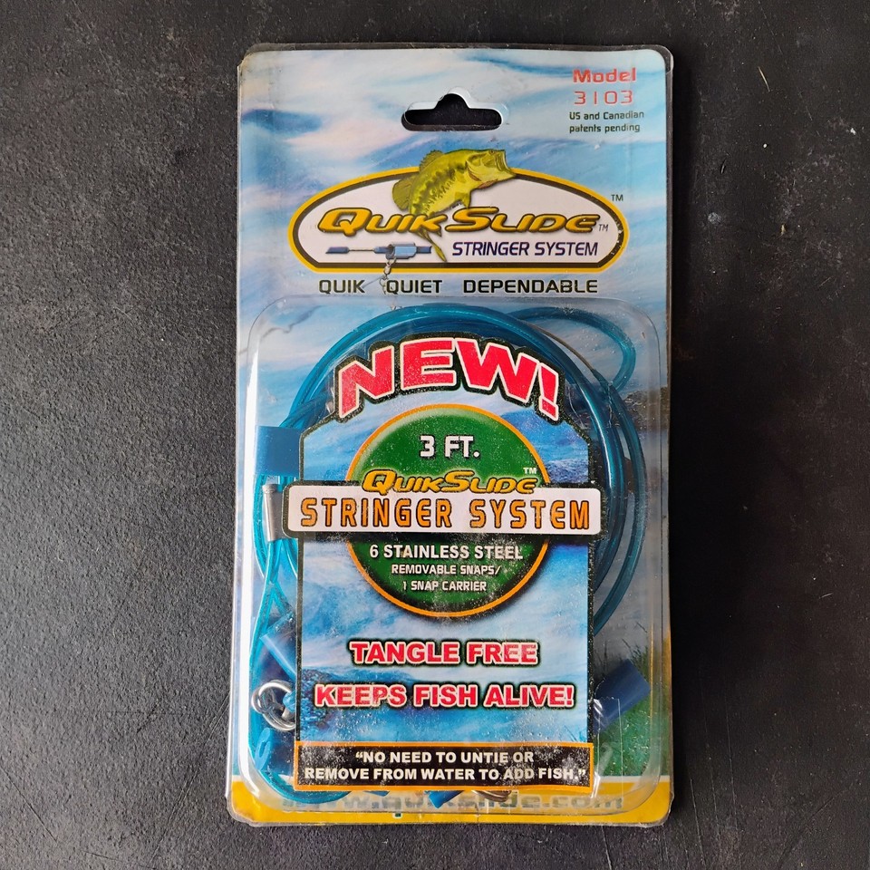 Stainless Steel Heavy Duty Fishing Fish Catch Stringer 6 Lock Snaps 3ft ...