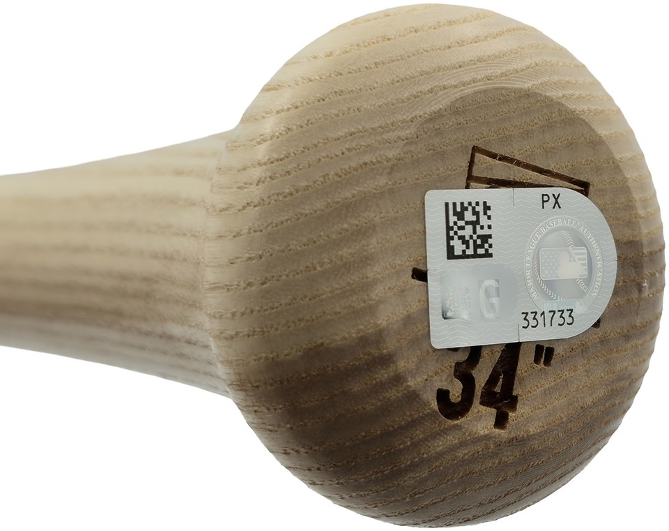 Cal Raleigh Auto Blonde Rawlings Adirondack Pro Bat Mariners Big Dumper ...