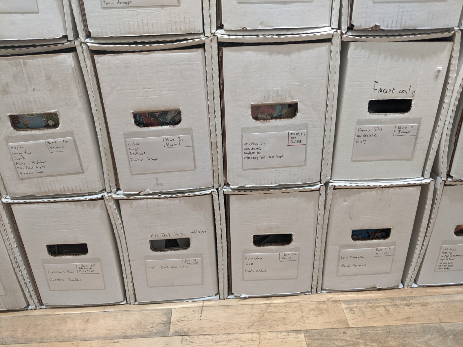 Massive 80 short box COMIC BOOK Collection - Marvel & DC - Full runs ...