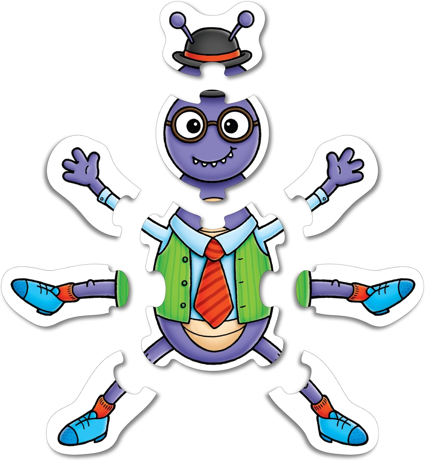 Orchard Toys Build A Beetle Mini Game, A Fun Colour And Matching Game ...