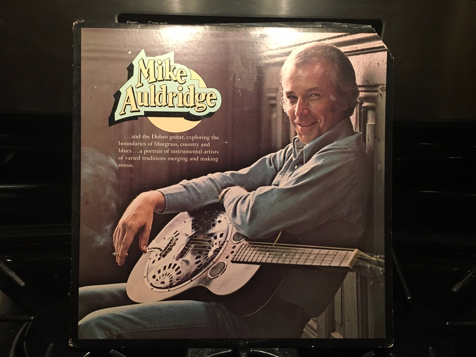 MIKE AULDRIDGE -Plays Dobro Guitar ~ FLYING FISH 29 {nm orig| w/promo ...