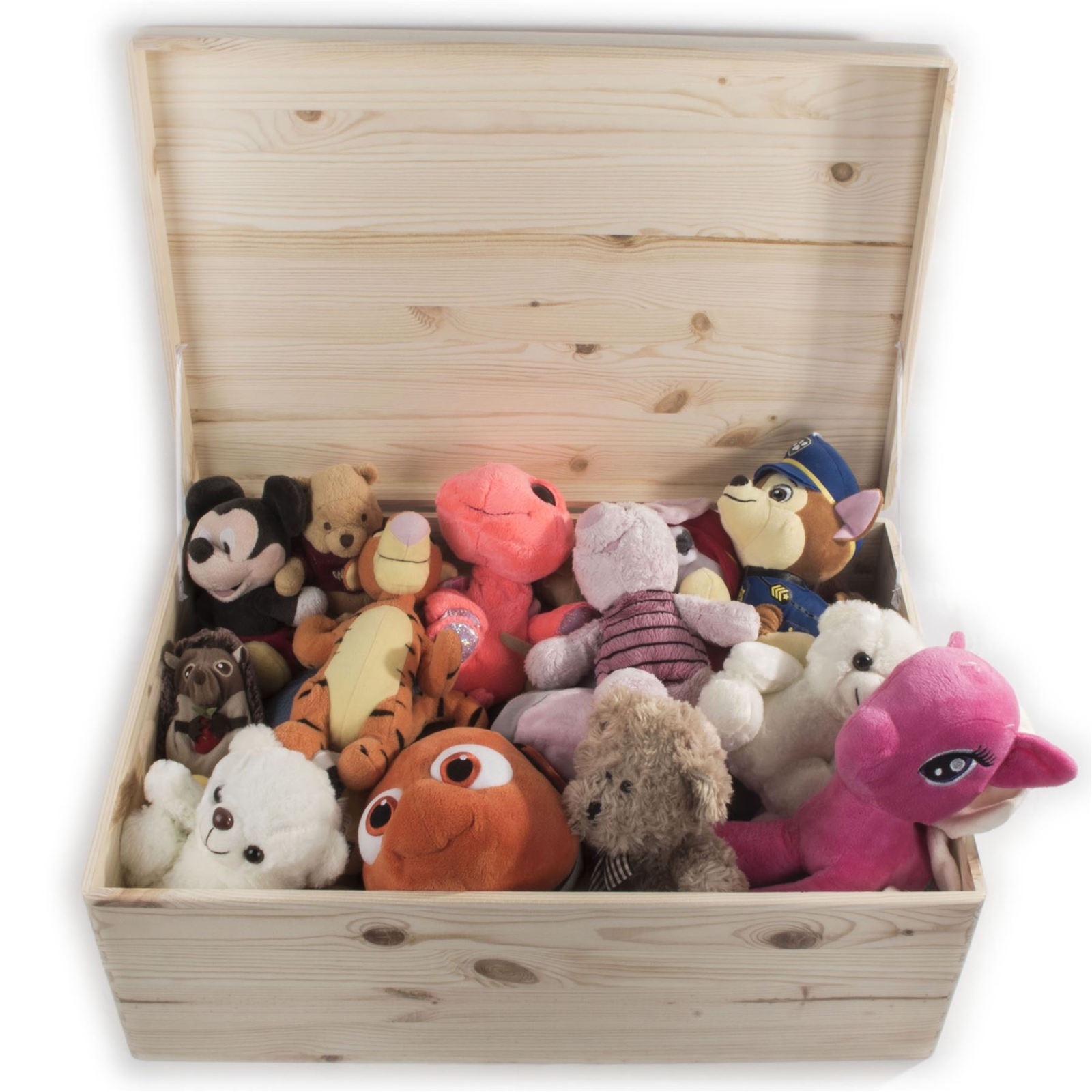 Banc D Entree Avec Rangement Extra Large Unpainted Pine Wood Storage ...