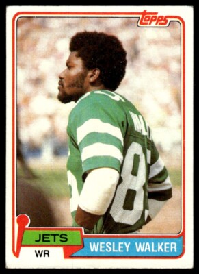 1981 TOPPS WESLEY WALKER C NEW YORK JETS #118 | eBay