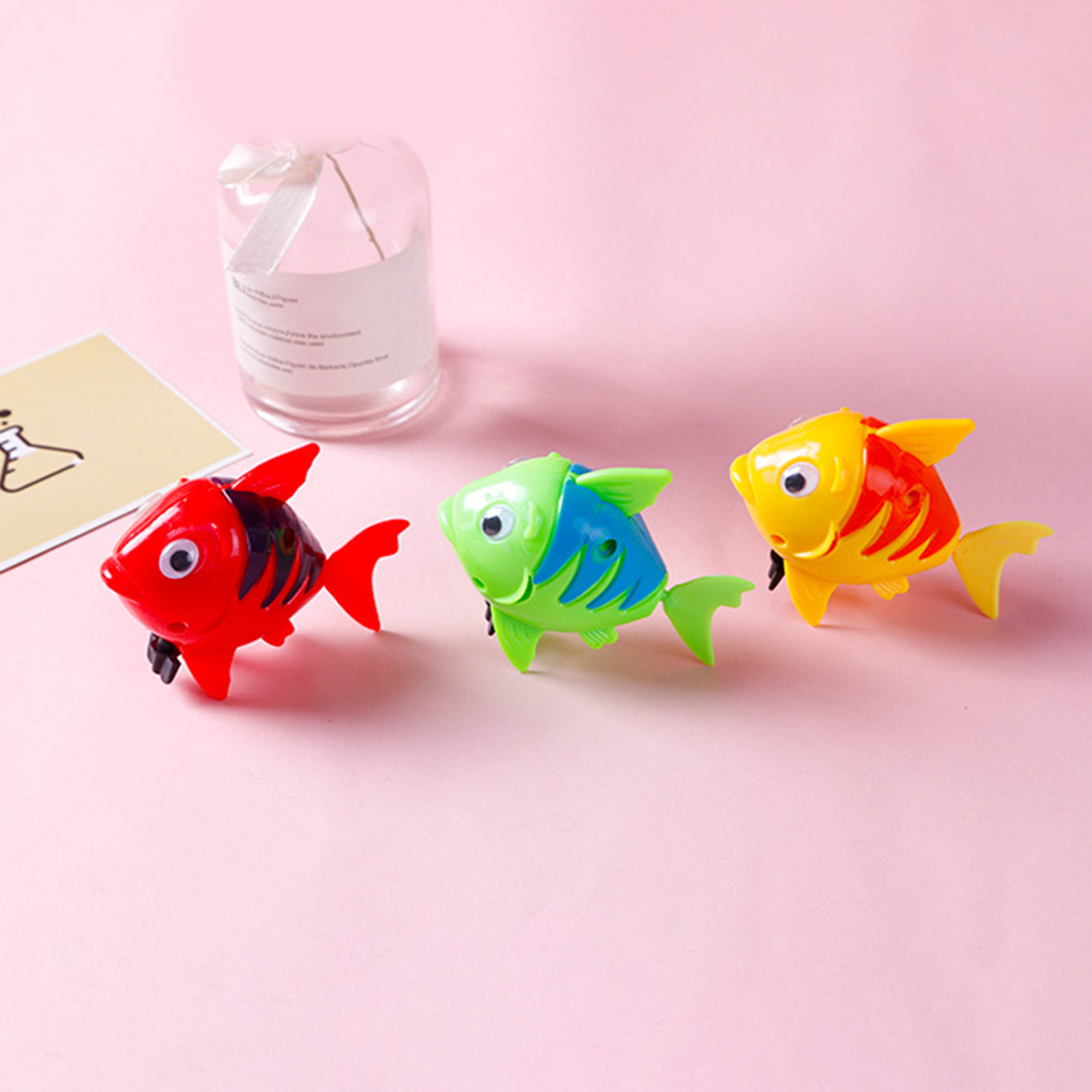 Goldfish Wind-up Clockwork Brake Cartoon Wind-up for Kids Frog Fish ...