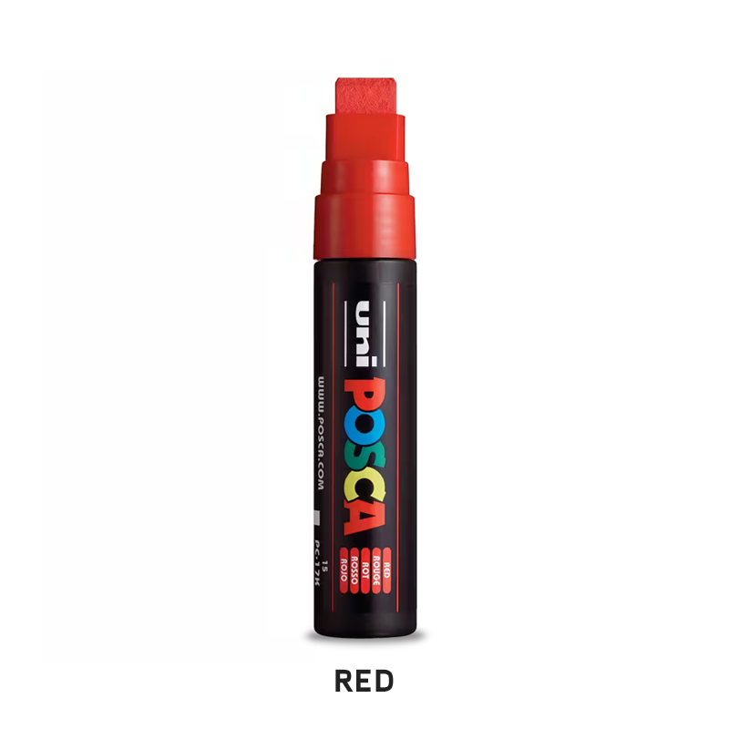 UNI POSCA PC-17K Single Water-based Paint 15MM Chisel Tip Marker ...