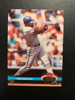 JOE CARTER 1991 TOPPS STADIUM CLUB DOME SET AL ALL STAR TORONTO BLUE ...
