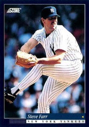 #535 Steve Farr - New York Yankees - 1994 Score Baseball | eBay