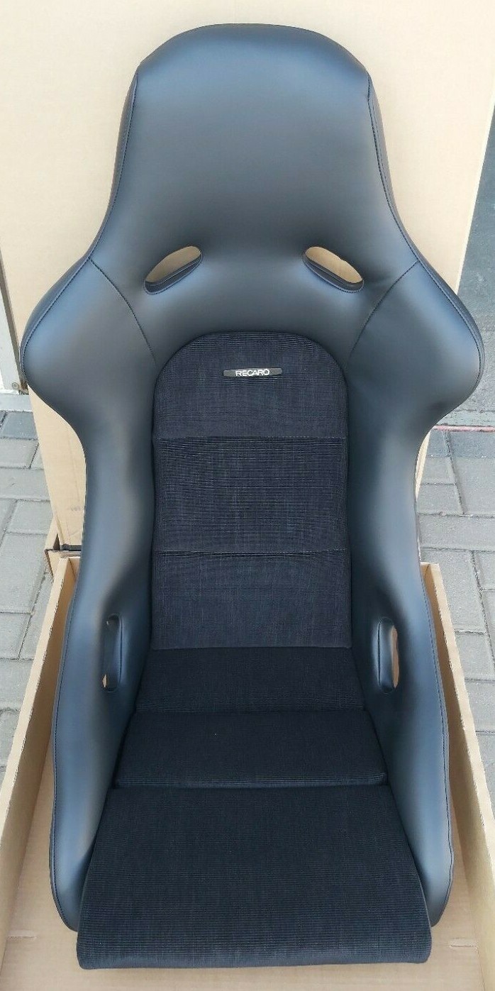 RECARO CLASSIC POLE POSITION SEAT, REAL LEATHER / CORDUROY FABRIC ...