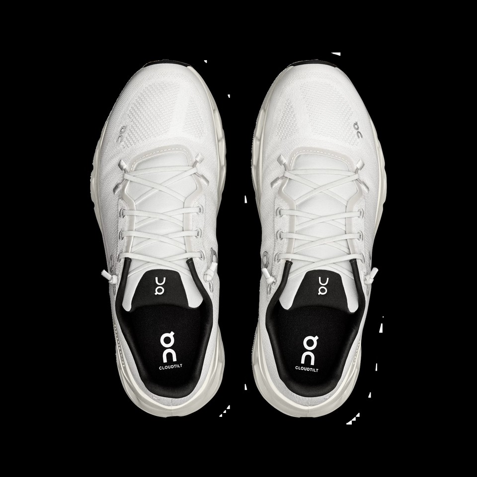 ON Running Brand Ivory White/Black Tan Cloud Cloudtilt OC Running Shoes ...