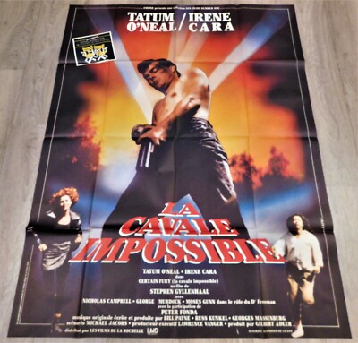 Certain Fury French Movie Poster Original 47"63" 1985 Irene Cara *Tatum ...