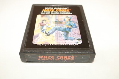 ATARI 2600 - Maze Craze - Text Label - Video Game Cartridge | eBay