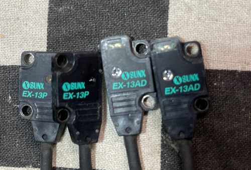 SUNX Photoelectric Sensor EX-13P (2X) & EX-13AD (2X) Box Of 4 ...