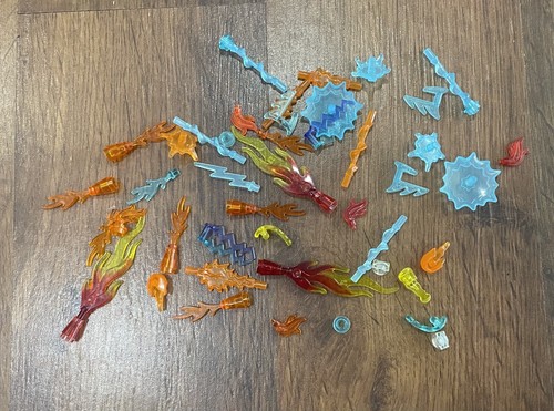 40 LEGO Energy Effects Lot - Flames, Blasts, Lightning, Power FX Pieces ...